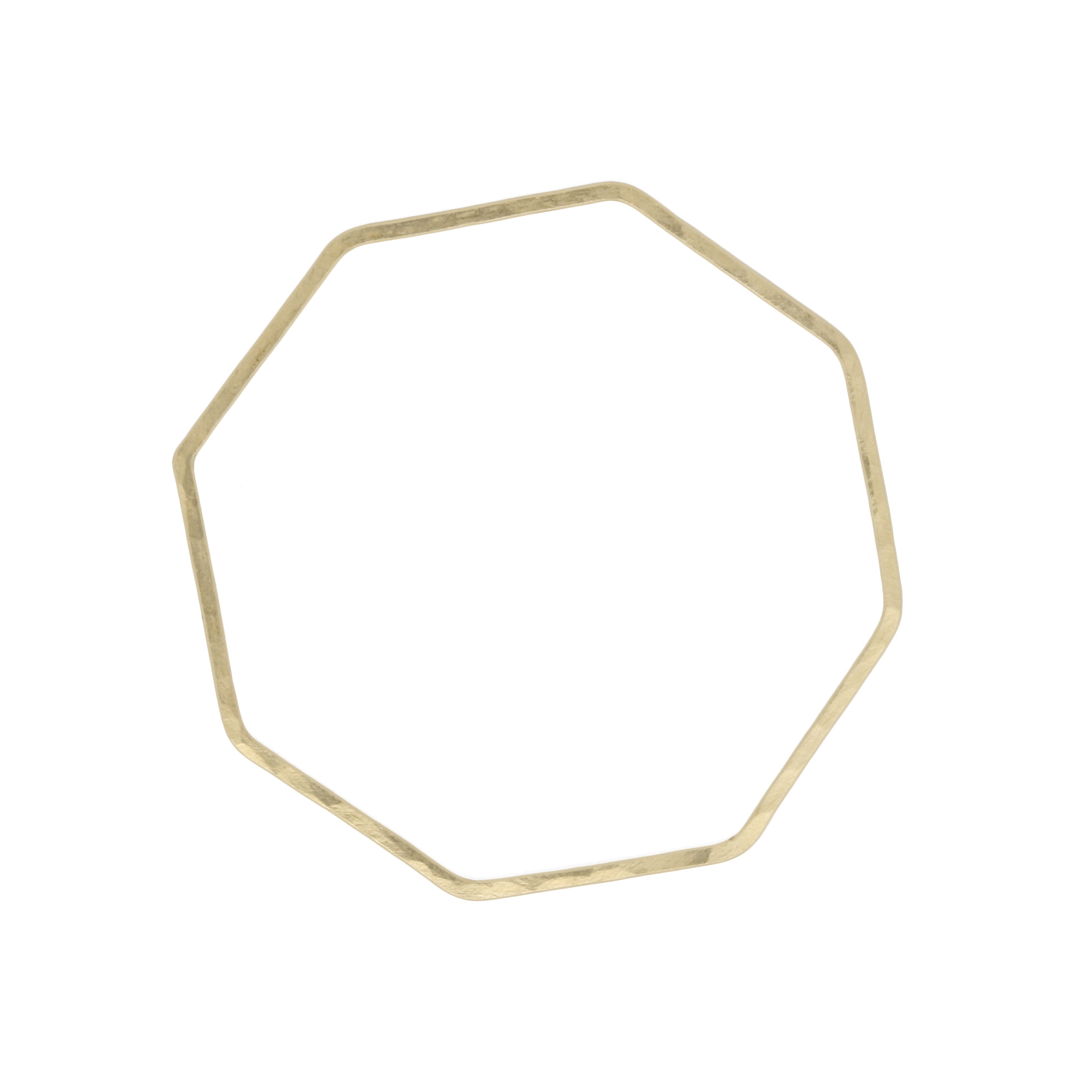 Nash Hammered Octagon Bangle | Agapantha Jewelry